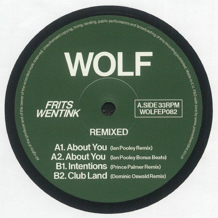 Review Frits Wentink Remixed Incl Ian Pooley Remixes Wolf Music